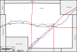 Pawnee County: Free maps, free blank maps, free outline maps, free base ...