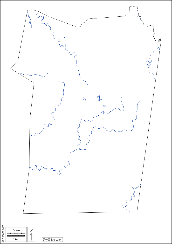 Christian County free map, free blank map, free outline map, free base ...