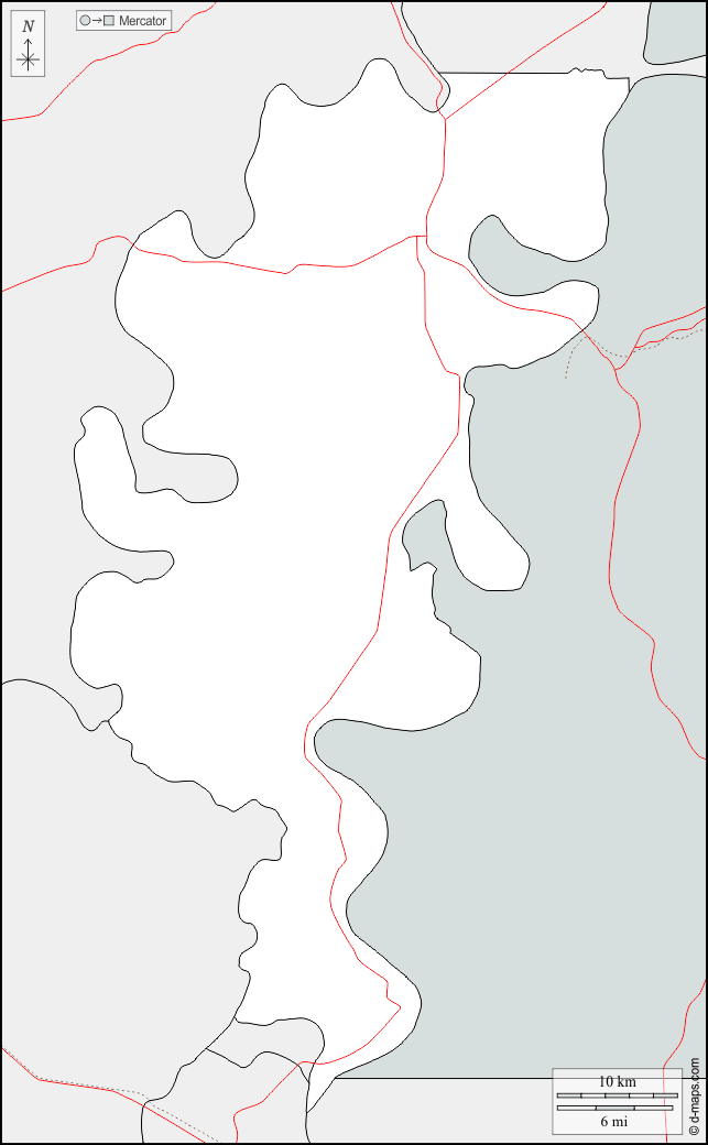 Concordia parish free map, free blank map, free outline map, free base ...