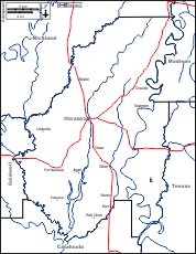 Franklin parish: d-maps.com: free maps, free blank maps, free outline ...