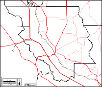 Red River parish: d-maps.com: free maps, free blank maps, free outline ...