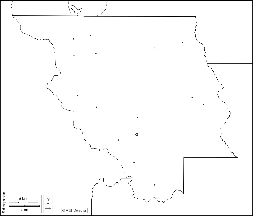 Red River parish free map, free blank map, free outline map, free base ...