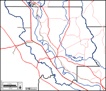 Red River parish: Free maps, free blank maps, free outline maps, free ...