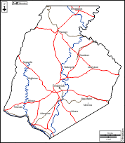 Frederick County: d-maps.com: free maps, free blank maps, free outline ...