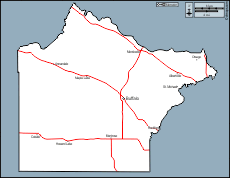 Wright County: Free maps, free blank maps, free outline maps, free base ...