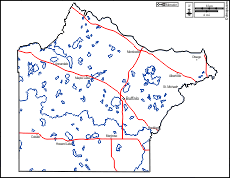 Wright County: Free maps, free blank maps, free outline maps, free base ...
