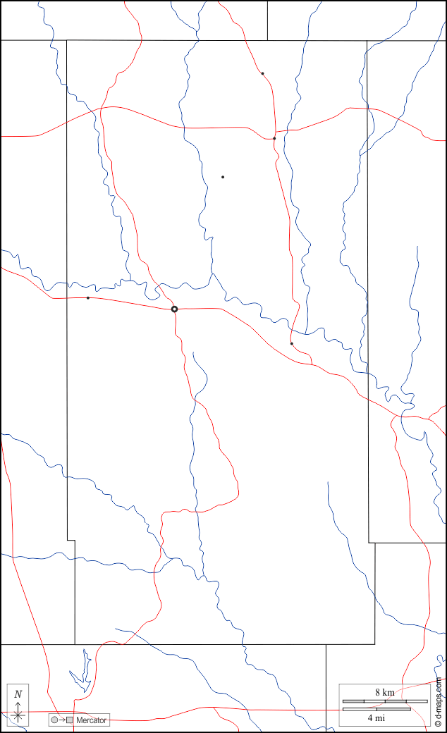 Perry County free map, free blank map, free outline map, free base map ...