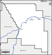 Treasure County: Free maps, free blank maps, free outline maps, free ...