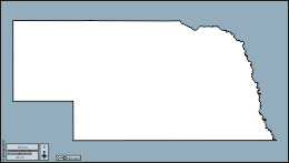 Nebraska: Free maps, free blank maps, free outline maps, free base maps
