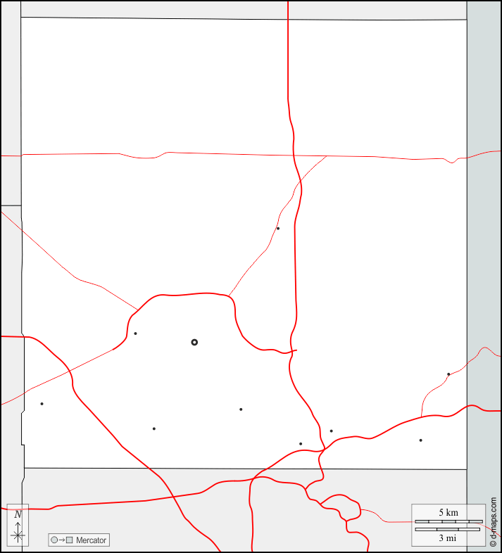 Trumbull County, d-maps.com: free map, free blank map, free outline map ...
