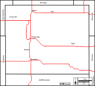 Stephens County: d-maps.com: free maps, free blank maps, free outline ...