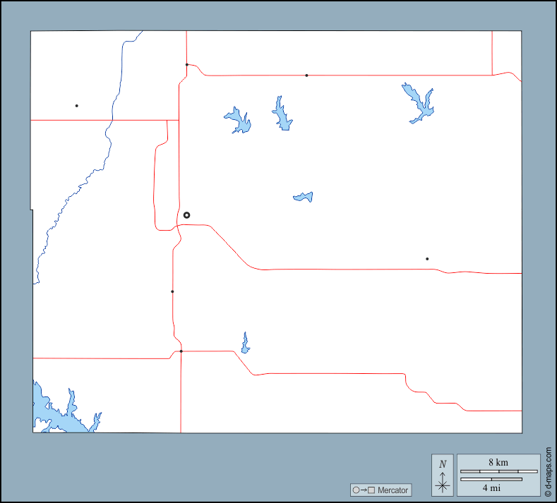 Stephens County free map, free blank map, free outline map, free base ...