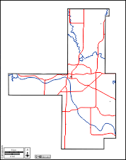 Tulsa County: d-maps.com: free maps, free blank maps, free outline maps ...