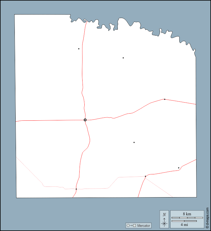 Condado de Knox, d-maps.com: mapa gratuito, mapa mudo gratuito, mapa en ...