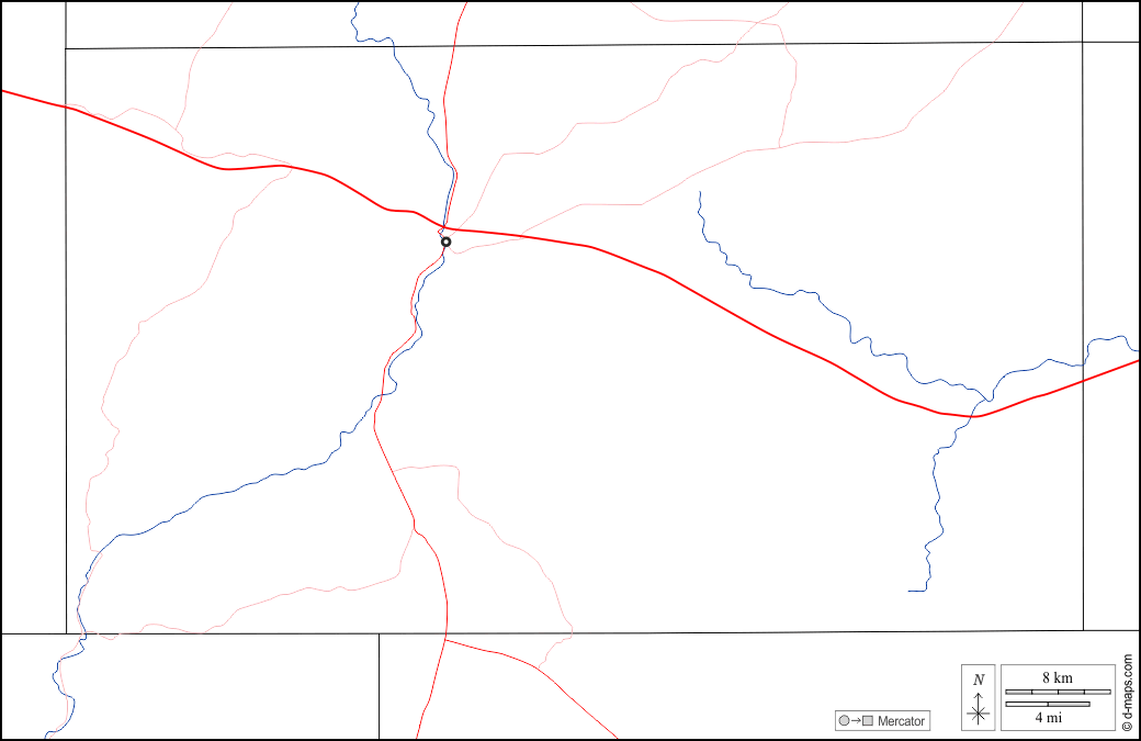 Sutton County free map, free blank map, free outline map, free base map ...
