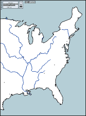 East coast of the United States: Free maps, free blank maps, free ...