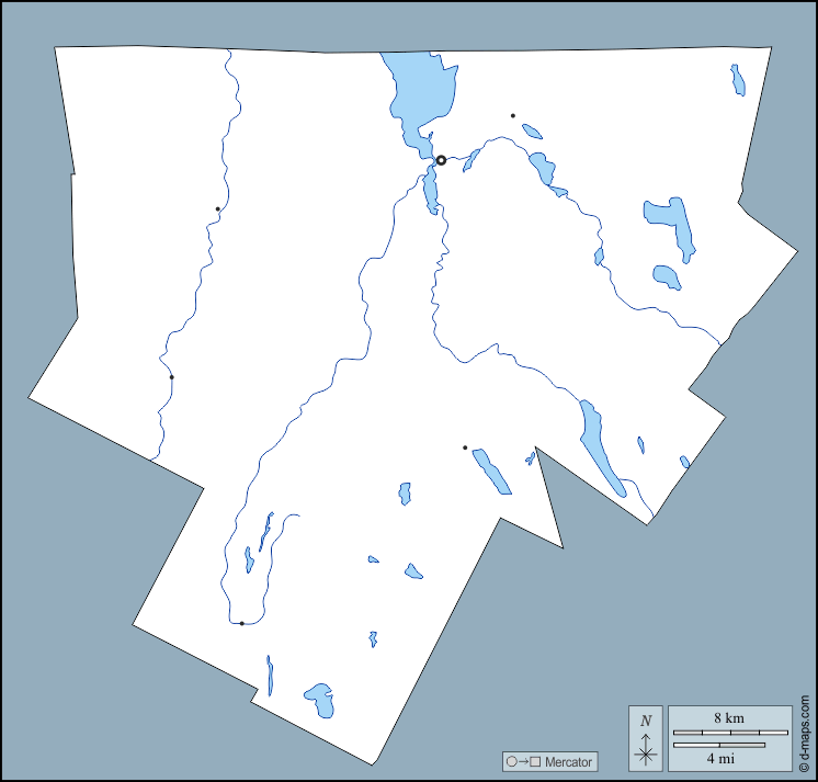 Orleans County, d-maps.com: Kostenlose Karten, kostenlose stumme Karte ...