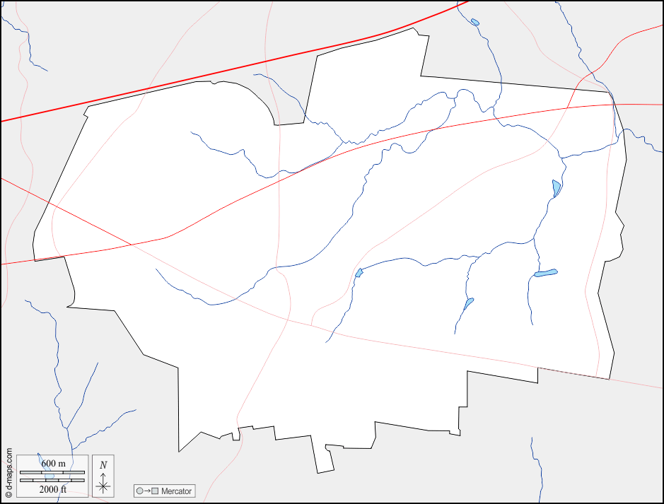 Fairfax City carte géographique gratuite, carte géographique muette ...
