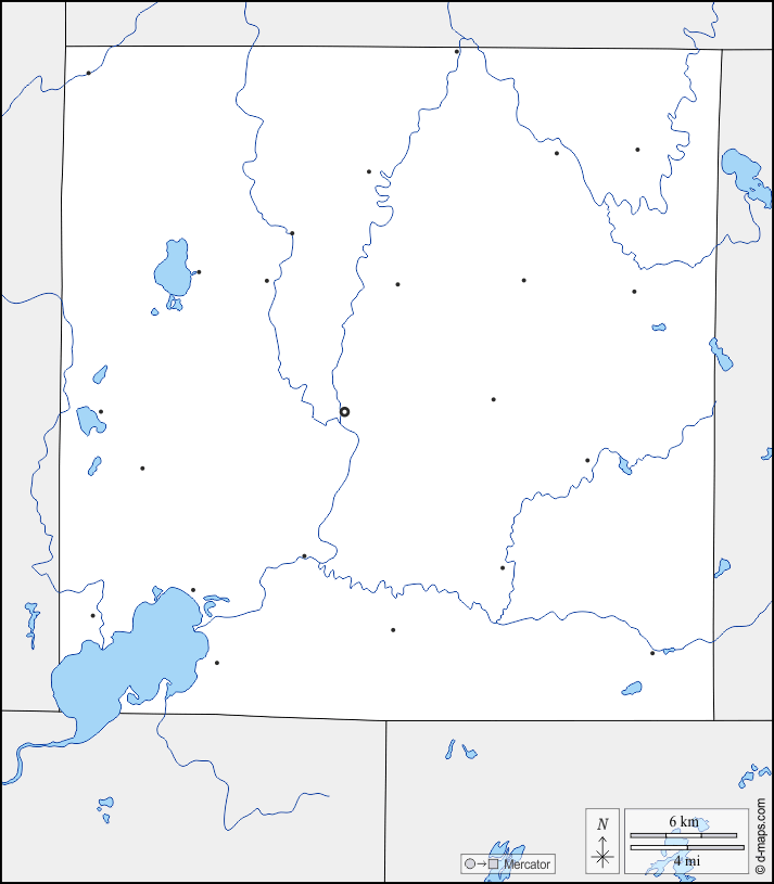 Jefferson County free map, free blank map, free outline map, free base ...