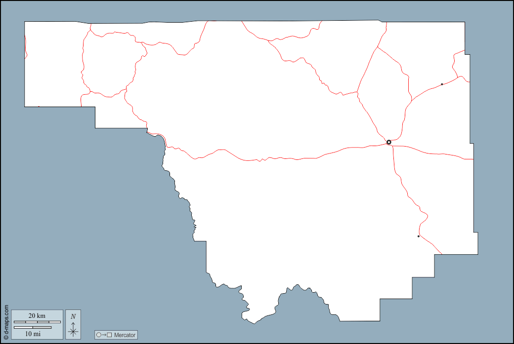 Park County free map, free blank map, free outline map, free base map ...