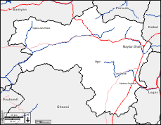 Maidan Wardak: Free maps, free blank maps, free outline maps, free base ...
