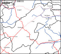 Paktia: Free maps, free blank maps, free outline maps, free base maps