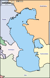 Caspian Sea: d-maps.com: free maps, free blank maps, free outline maps ...