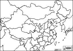 Cina: Mappe gratuite, mappe mute gratuite, cartine mute gratuite