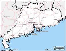 Guangdong: d-maps.com: free maps, free blank maps, free outline maps ...