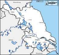 Jiangsu: d-maps.com: free maps, free blank maps, free outline maps ...