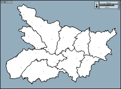 Bihar: d-maps.com: free maps, free blank maps, free outline maps, free ...