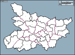Bihar: d-maps.com: free maps, free blank maps, free outline maps, free ...