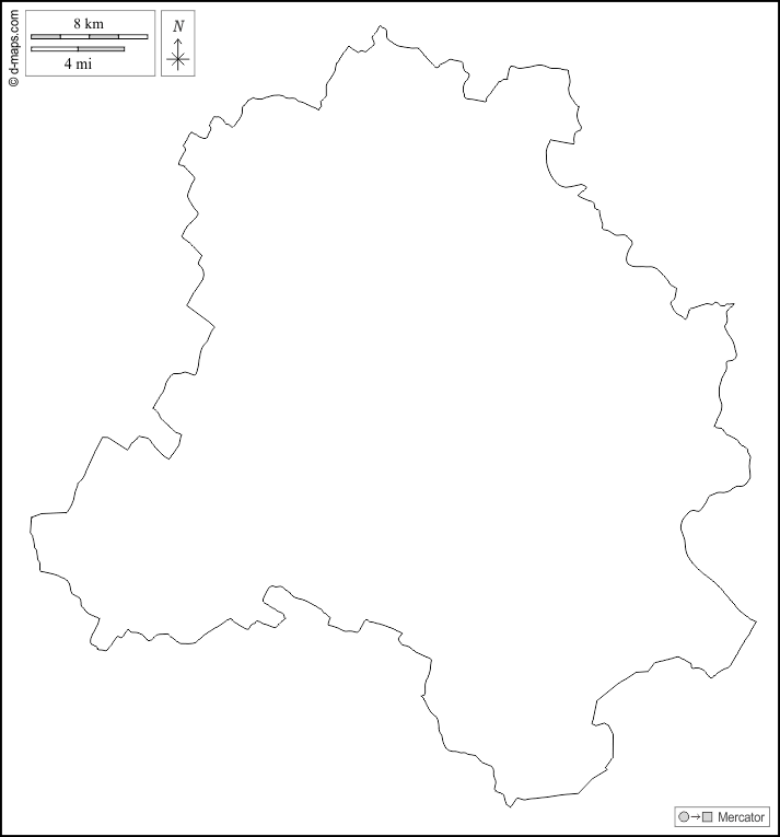 Delhi, d-maps.com: free map, free blank map, free outline map, free ...