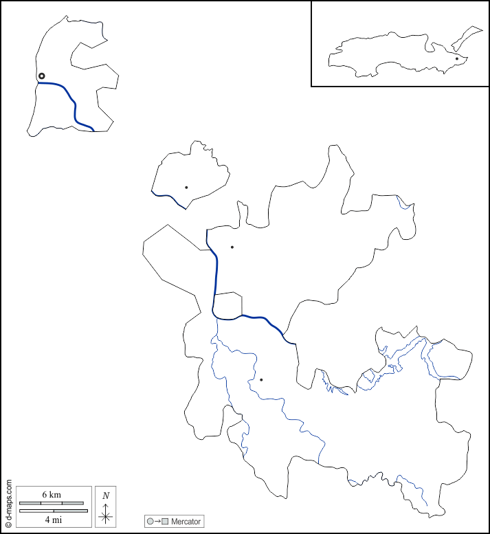 Dadra and Nagar Haveli and Daman and Diu, d-maps.com: free map, free ...