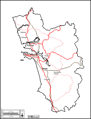 Goa: d-maps.com: free maps, free blank maps, free outline maps, free ...