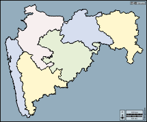 Maharashtra: d-maps.com: free maps, free blank maps, free outline maps ...