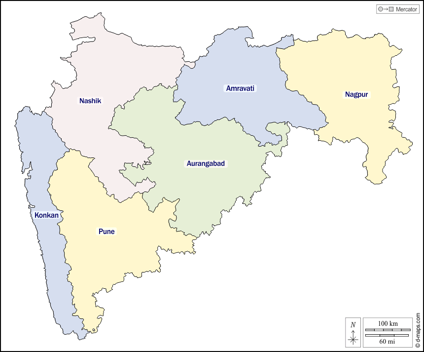 Maharashtra D maps Free Map Free Blank Map Free Outline Map Maharashtra D maps Free Map Free Blank Map Free Outline Map