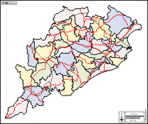 Odisha: Free maps, free blank maps, free outline maps, free base maps