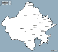 Rajasthan: Free maps, free blank maps, free outline maps, free base maps