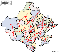 Rajasthan: d-maps.com: free maps, free blank maps, free outline maps ...