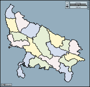 Uttar Pradesh: Free maps, free blank maps, free outline maps, free base ...
