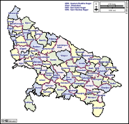 Uttar Pradesh: Free maps, free blank maps, free outline maps, free base ...