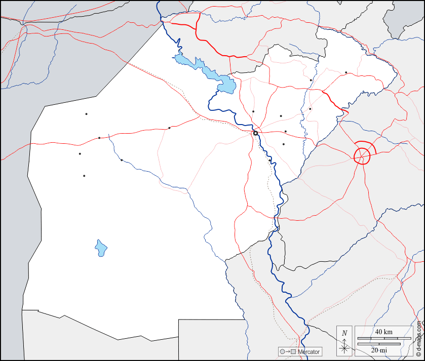 Ninive, d-maps.com: carte géographique gratuite, carte géographique ...