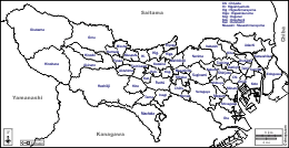 Tokyo, d-maps.com: free map, free blank map, free outline map, free ...