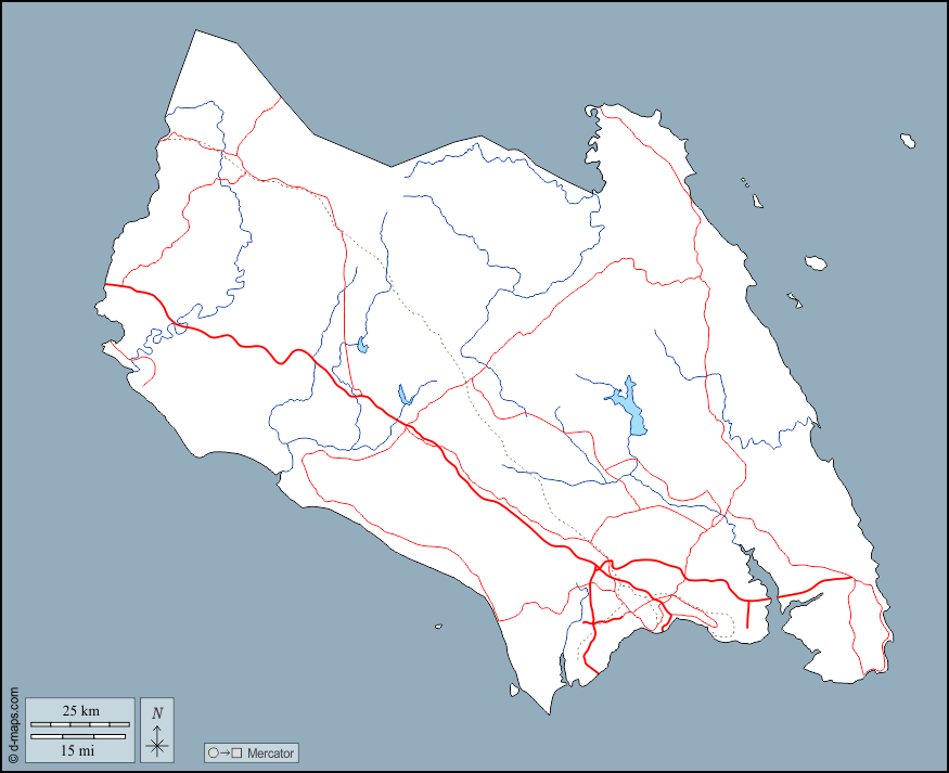 Johor free map, free blank map, free outline map, free base map outline ...