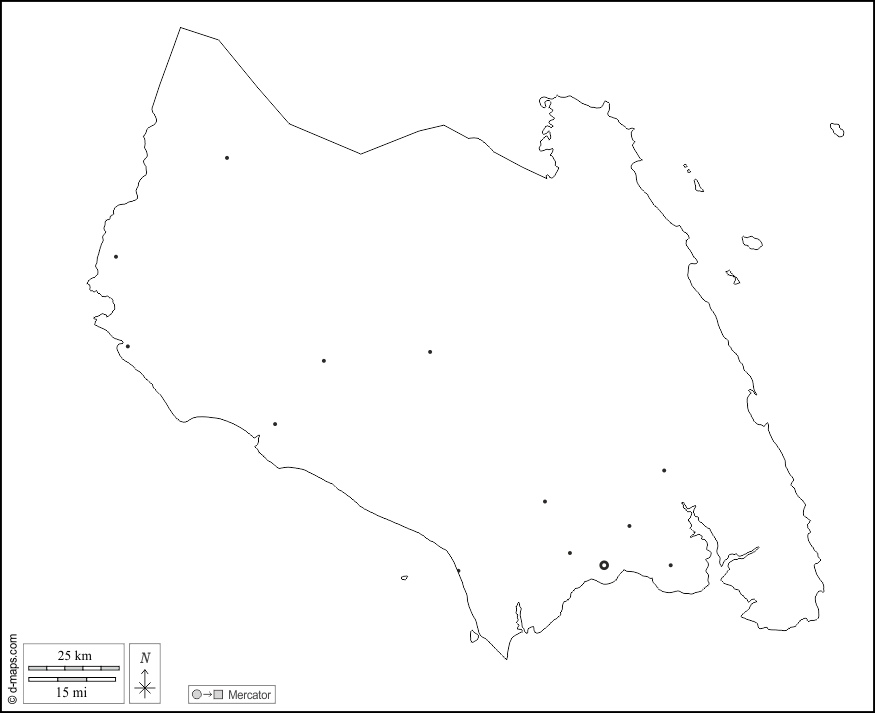 Johore, d-maps.com: mapa livre, mapa em branco livre, mapa livre do ...