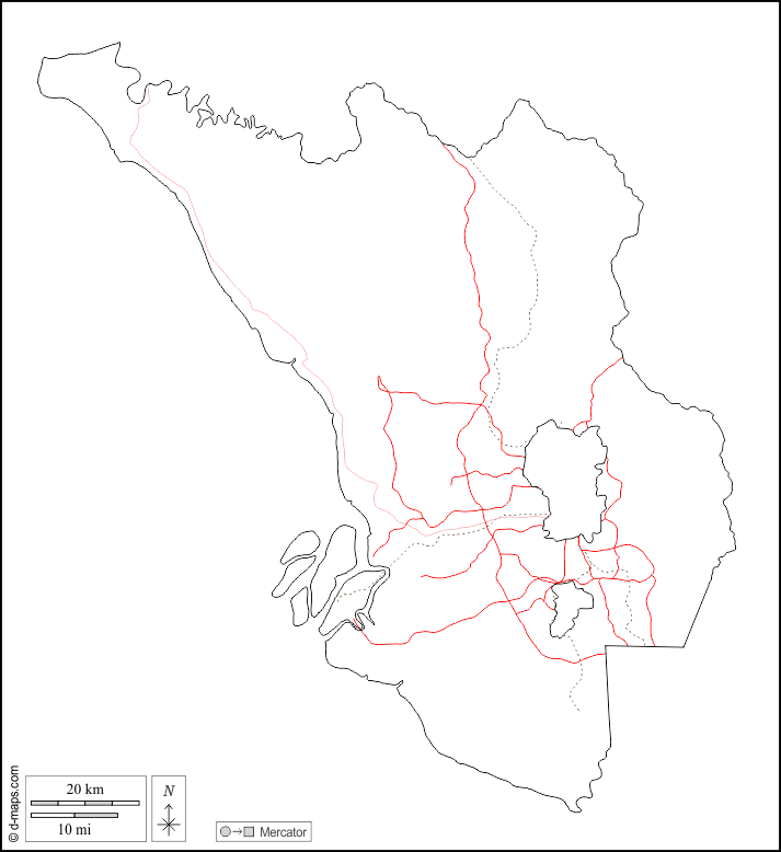 Selangor Mapa gratuito, mapa mudo gratuito, mapa en blanco gratuito ...