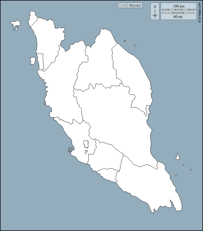 Mapa De Los Estados Del Oeste Con Nombres