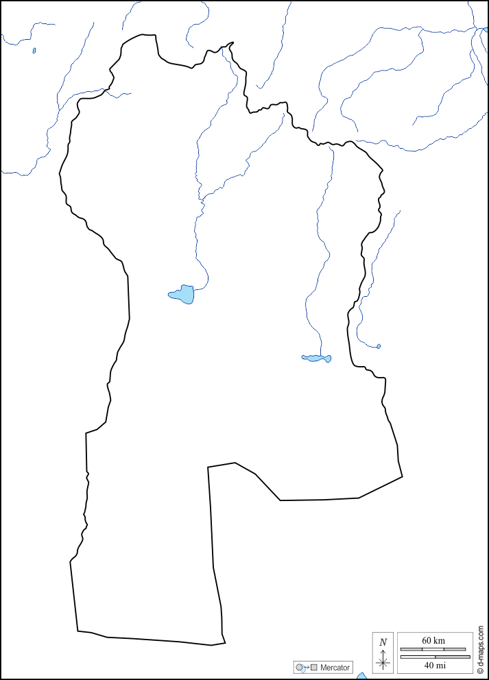 Bayankhongor, d-maps.com: carte géographique gratuite, carte ...