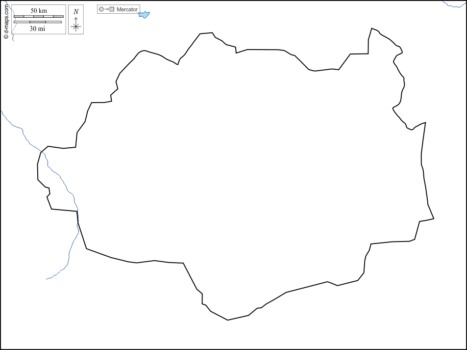 Dundgobi, d-maps.com: free map, free blank map, free outline map, free ...